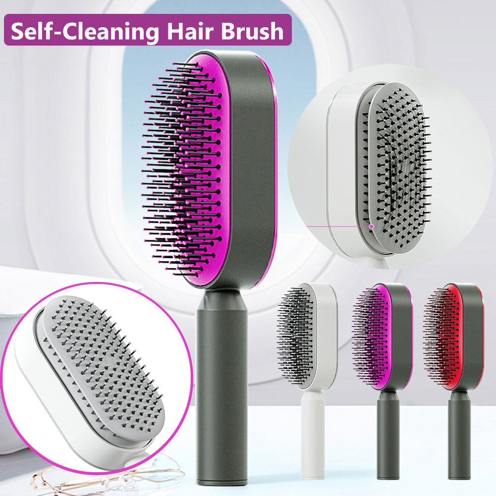 Self Cleaning Hair Brush – Glamour Glow
